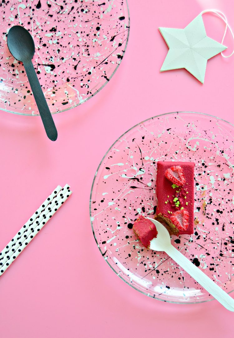 Splat! DIY splatter painted plates (that you can eat off) - DIY home ...