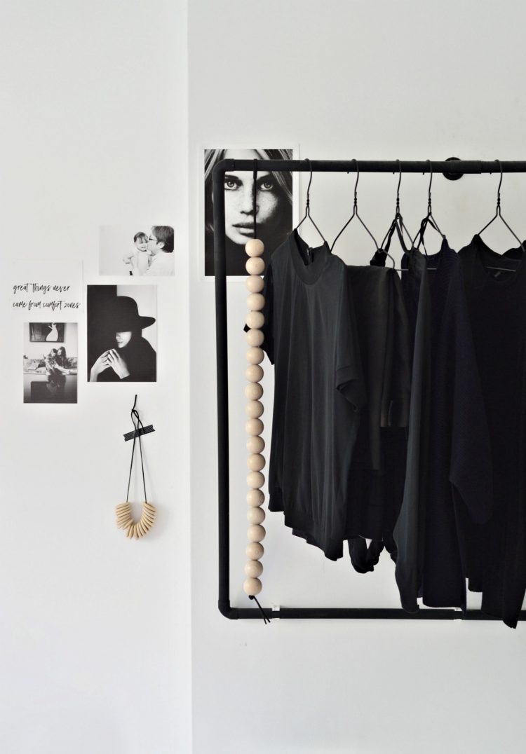 A minimal open wardrobe diy for your bedroom - DIY home decor - Your ...
