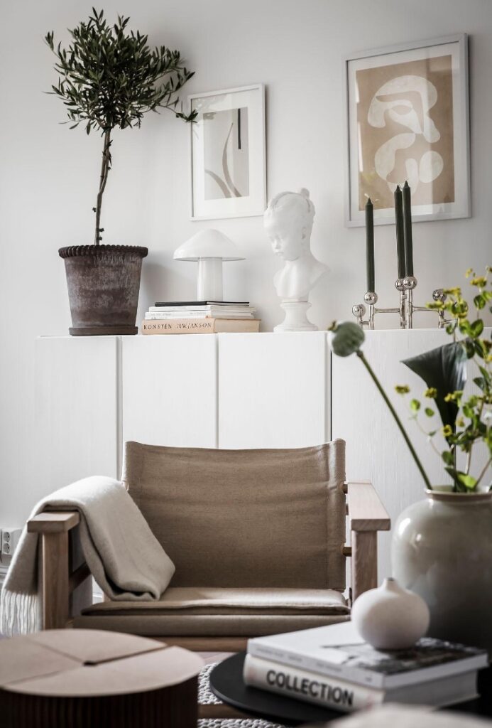 Home tour | bright white Nordic studio apartment - DIY home decor ...