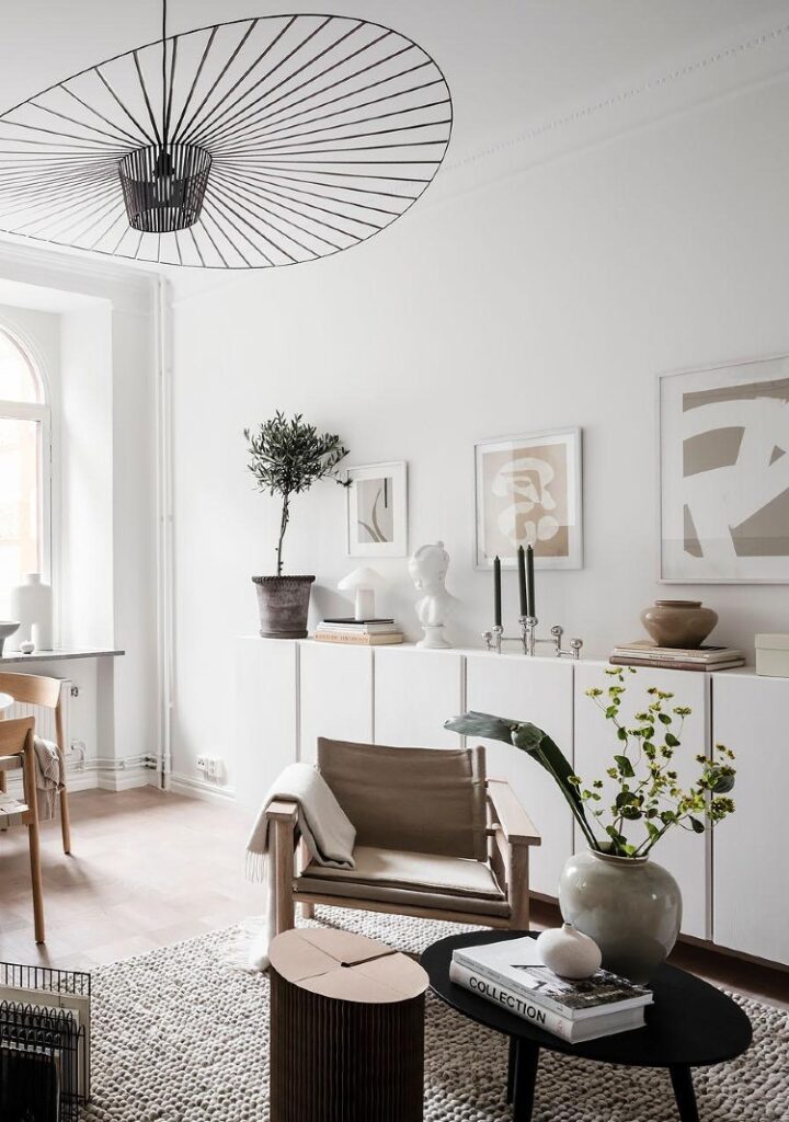 Home tour | bright white Nordic studio apartment - DIY home decor ...