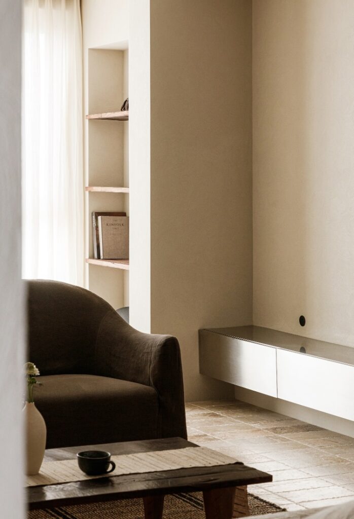 home tour | earthy minimalist home decorated in warm browns and beiges ...
